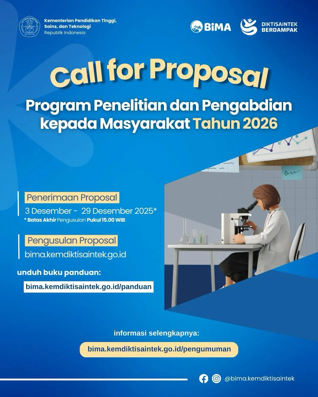 Call for Proposal Program Penelitian dan Pengabdian kepada Masyarakat ...